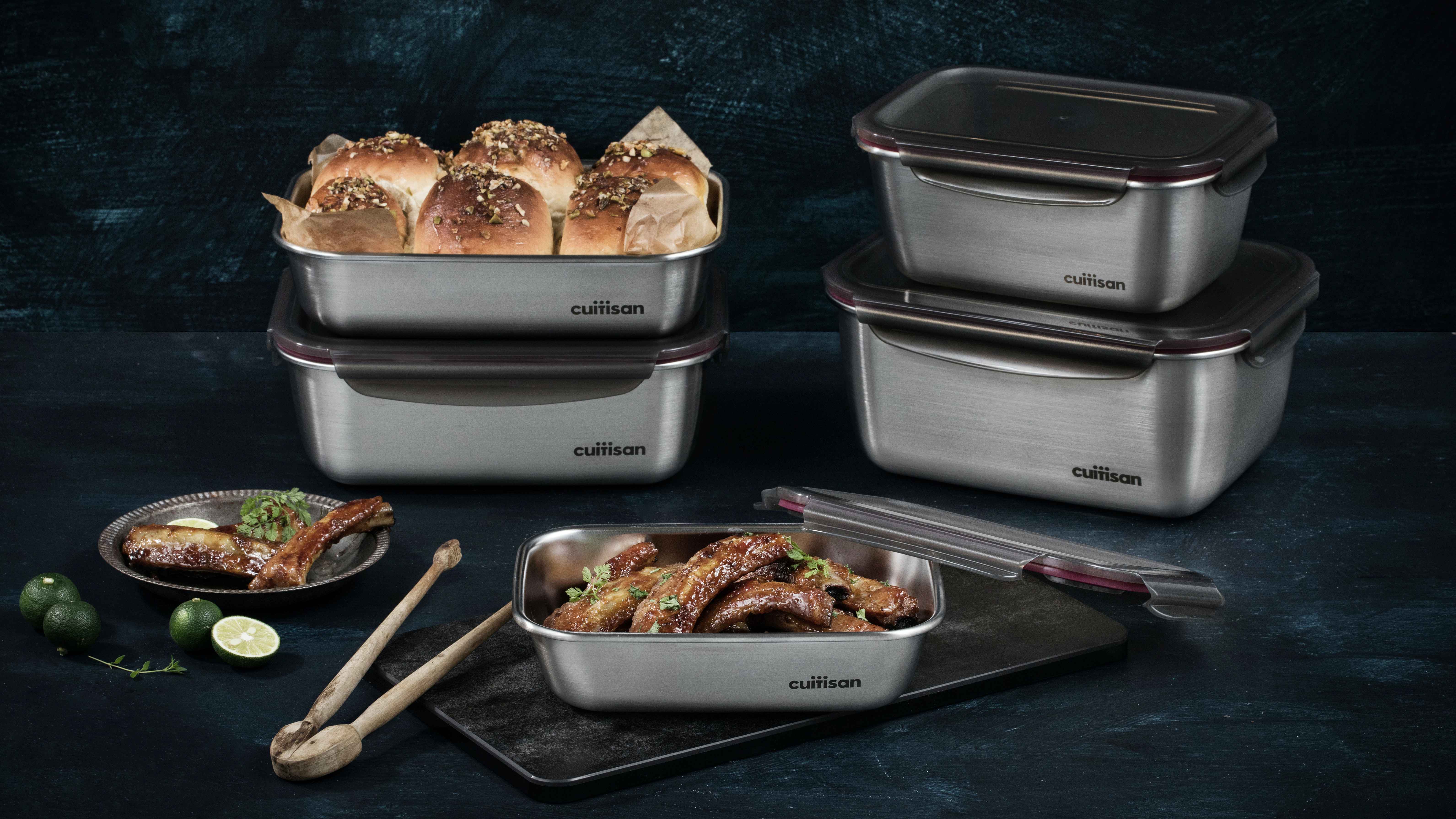 韓國Cuitisan 可微波不鏽鋼保鮮盒 - 愛料理市集